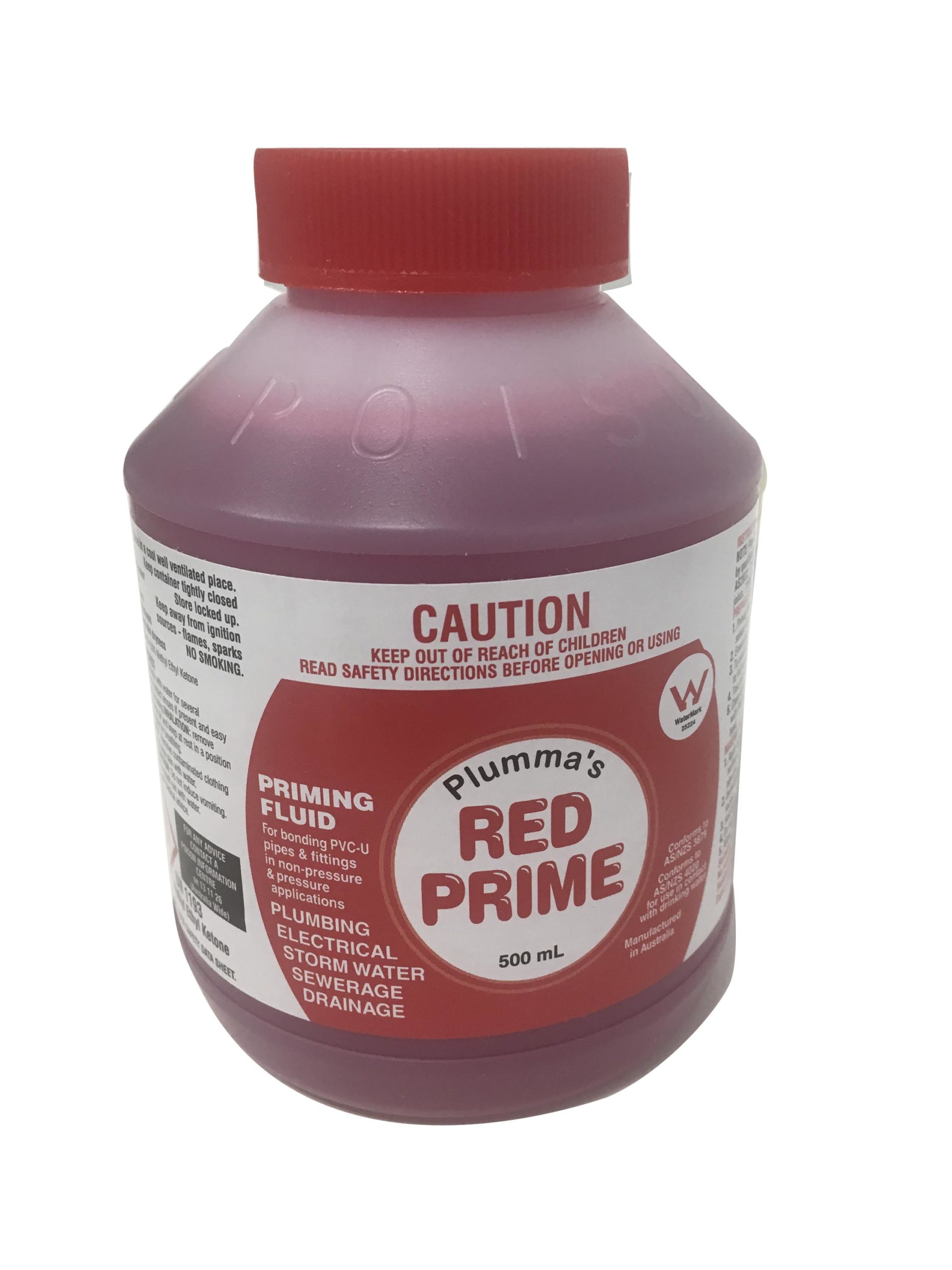 Plumma's Red Priming Fluid - 500ml - APT Group-Tiling Waterproofing ...