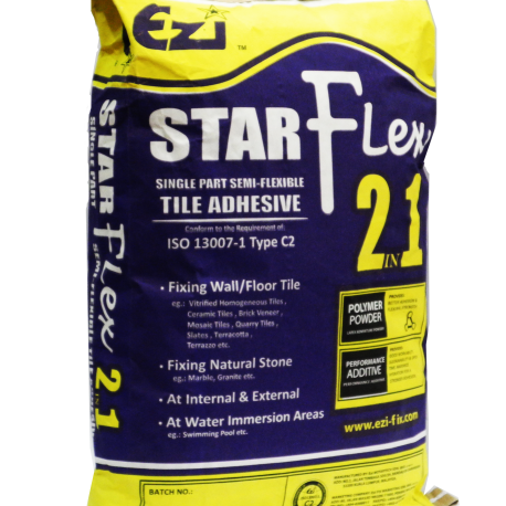 EZI Starflex Grey 2 in1, 25kg - APT Group-Tiling Waterproofing ...